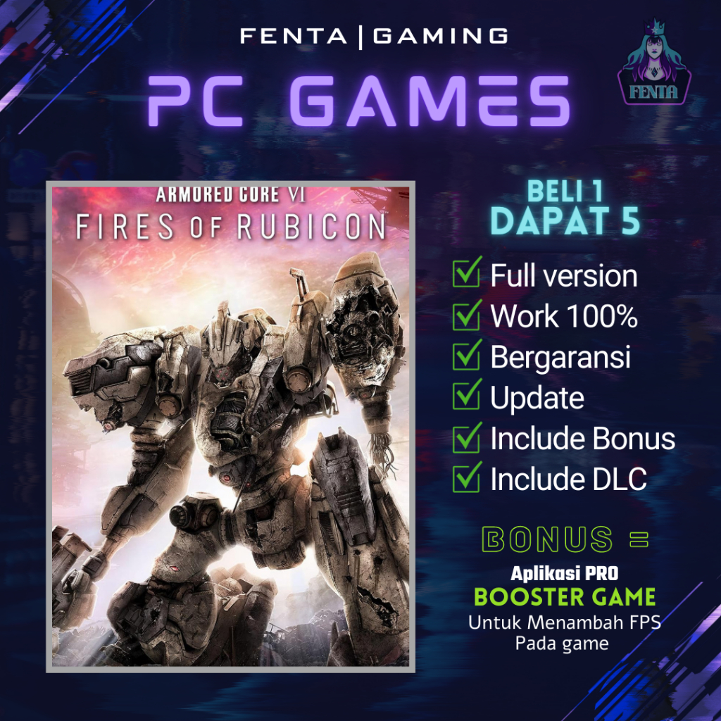 Jual ARMORED CORE VI FIRES OF RUBICON DELUXE EDITION - GAME PC - GAME ...