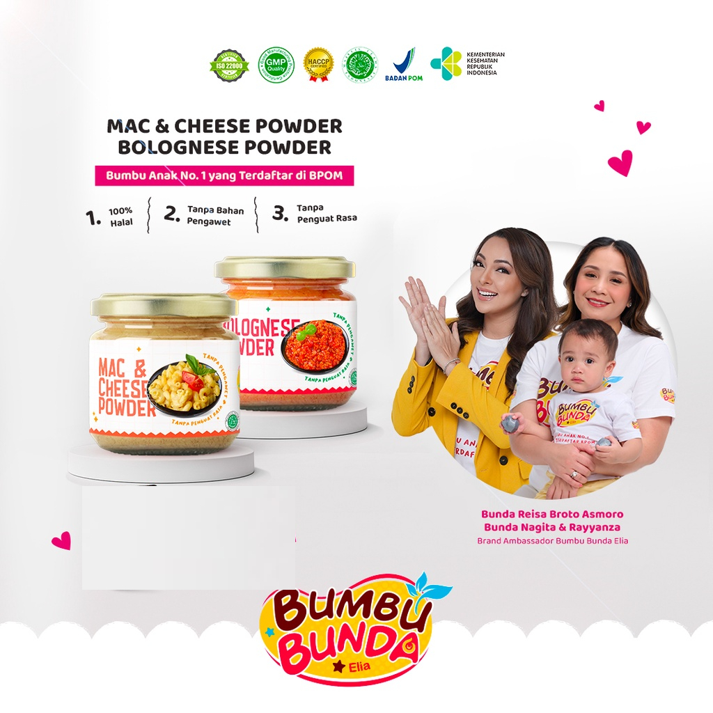 Jual Bumbu Mpasi / Pasta Anak Bumbu Bunda Elia Mac & Cheese Powder ...
