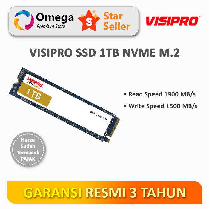 Jual SSD Visipro 1TB NVMe M.2 | Shopee Indonesia