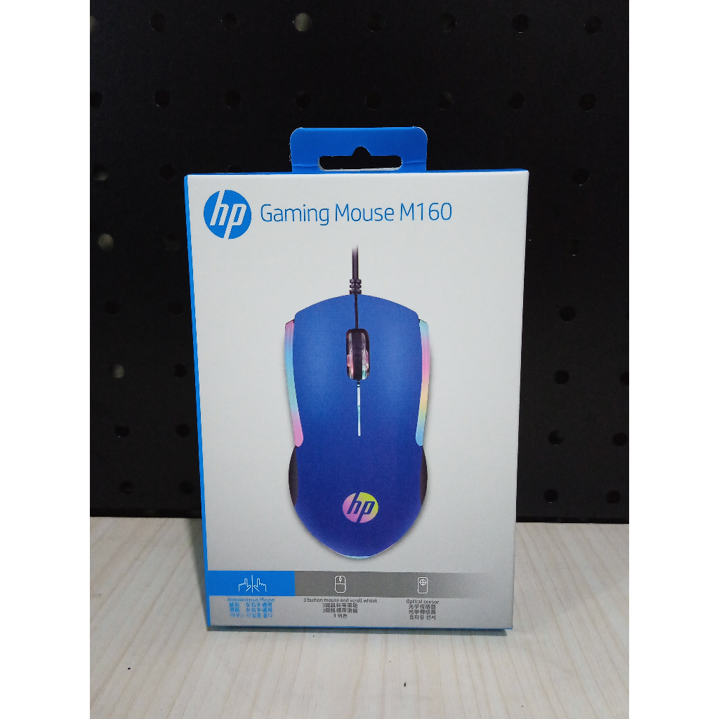 Jual Mouse Gaming/ Gaming Mouse HP M160 - USB 1000DPI RGB 3 Button ...