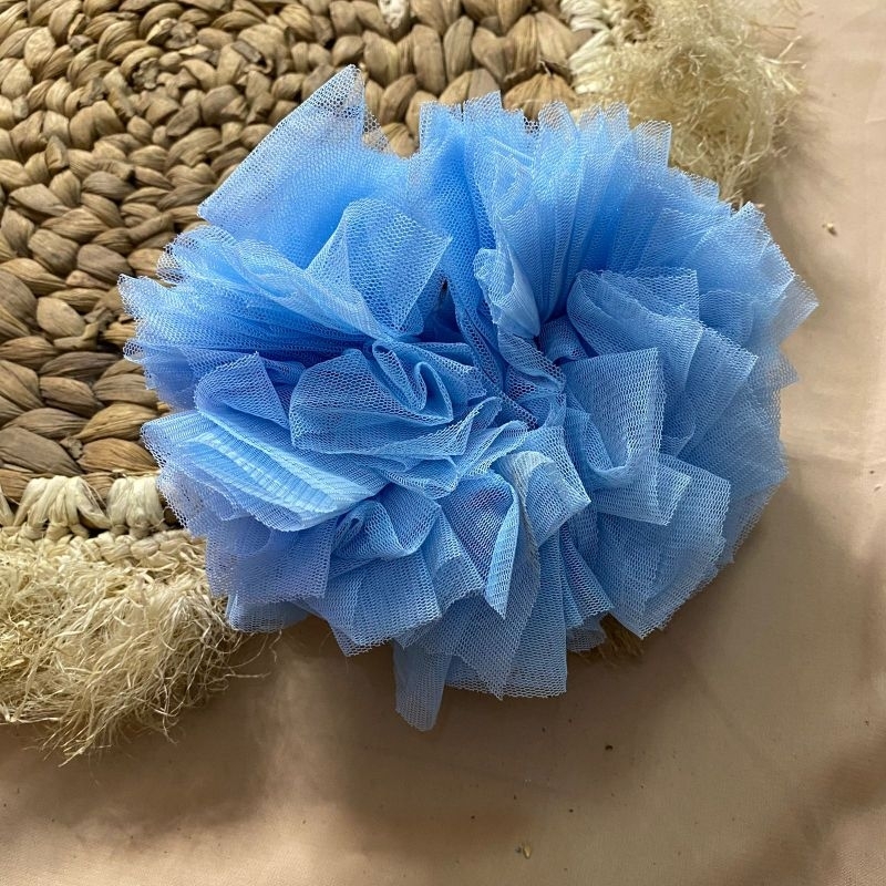 Jual CEPOL SCRUNCHIE HIJAB TILE JUMBO BERVOLUME IKAT RAMBUT BAHAN TULLE ...