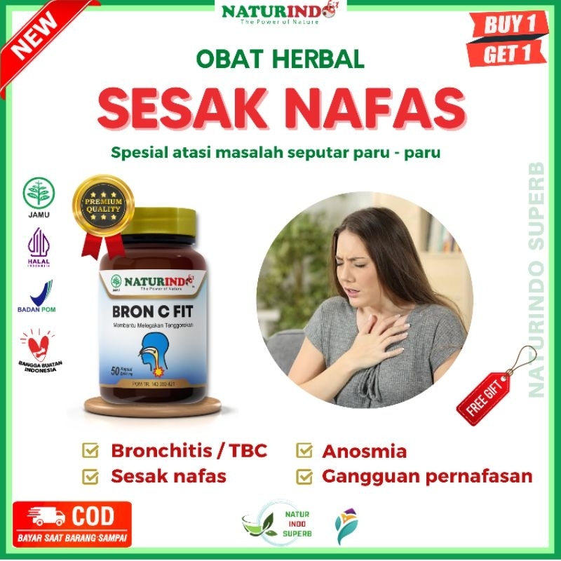 Jual Obat Asma Sesak Nafas Herbal Alami Gangguan Pernafasan Bronchitis ...