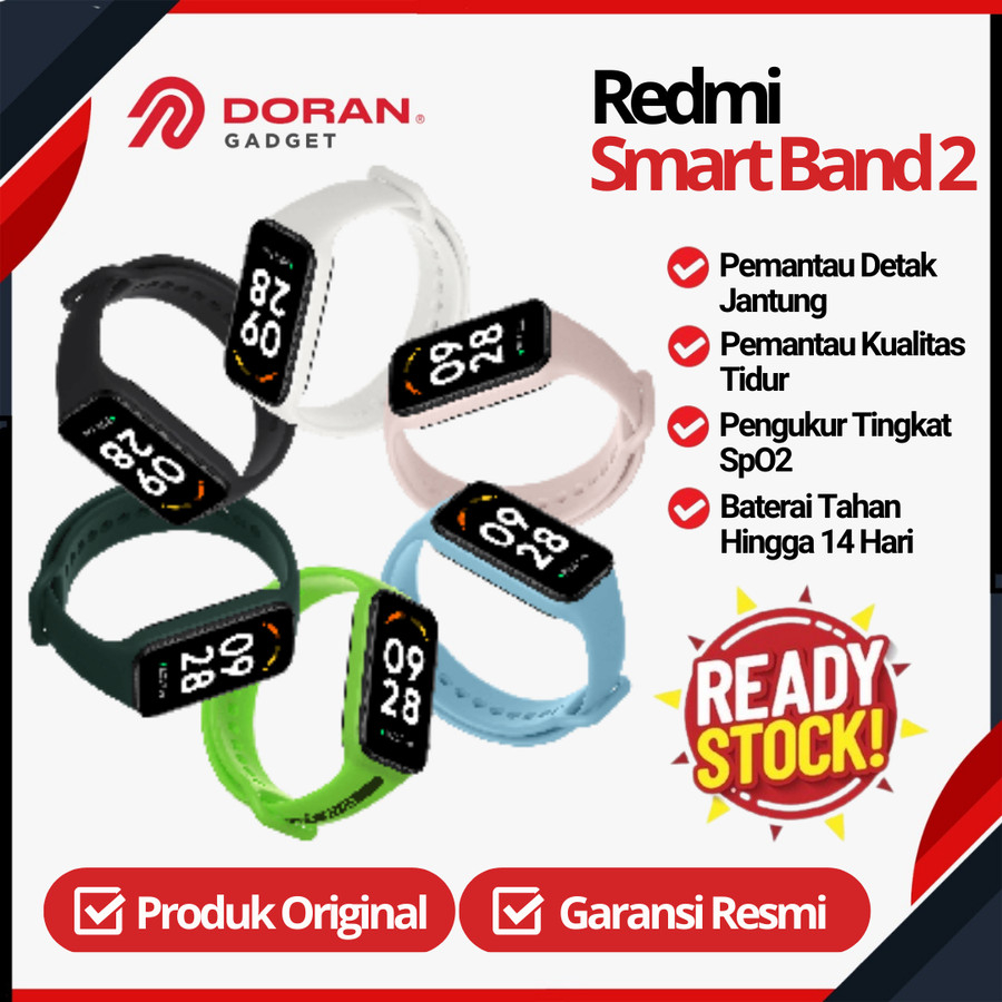 Jual Xiaomi Redmi Smart Band 2 Watch - GARANSI RESMI 1 TAHUN | Shopee ...