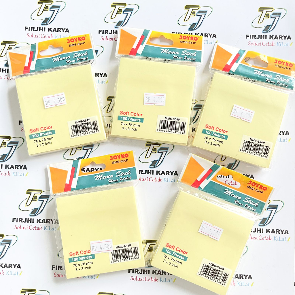 Jual Memo Stick Note Joyko MMS-P/Penanda Buku (Kuning Pucet) | Shopee ...
