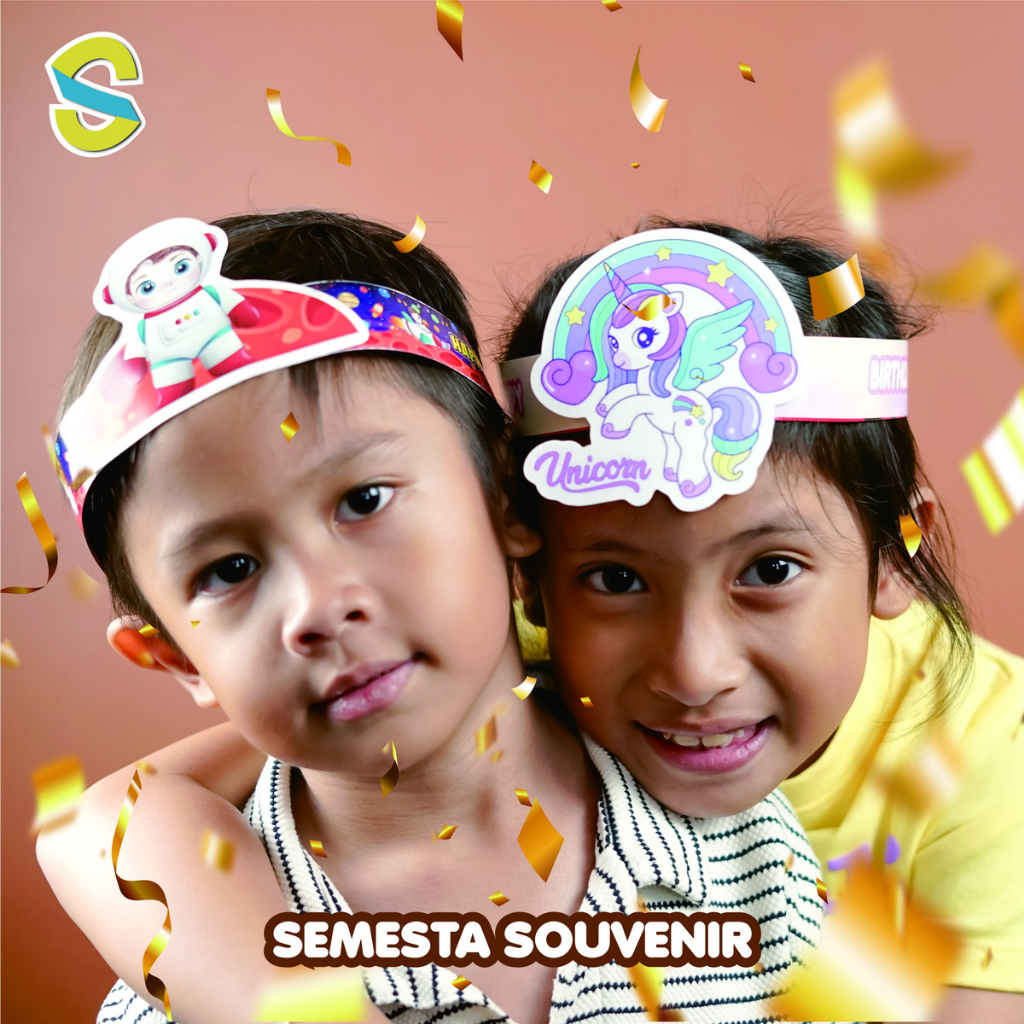 Jual Topi Ulang Tahun Anak / Hiasan Kepala Birthday Party Ready Stock ...