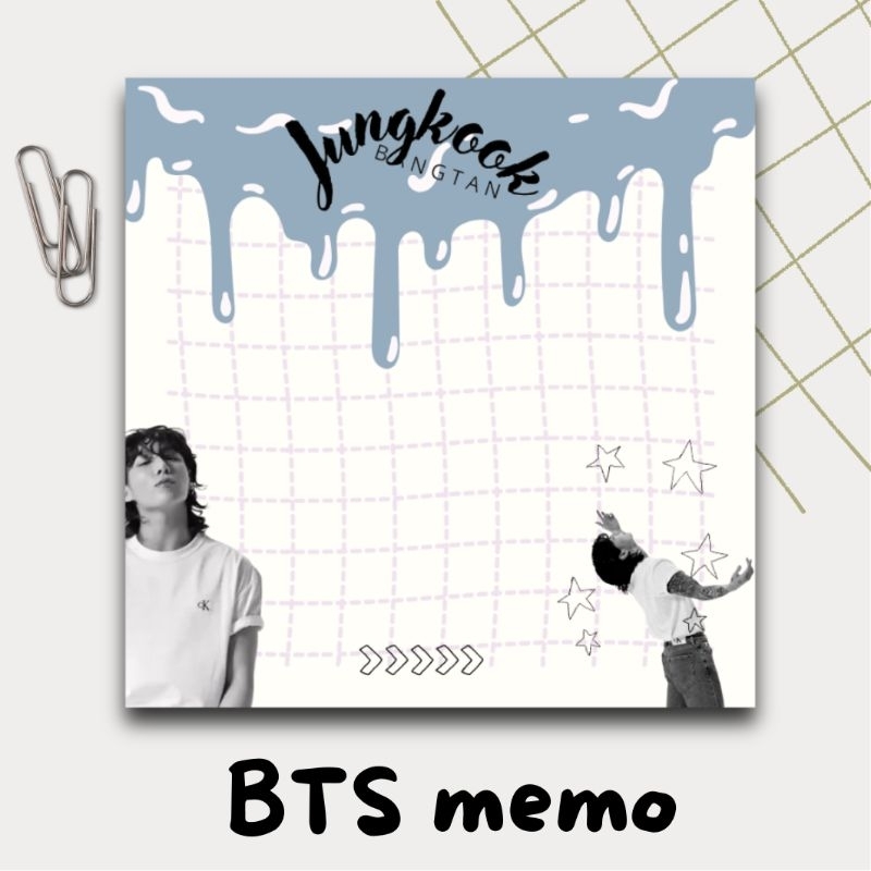 Jual memo - BTS memo aesthetic yang dapat digunakan untuk menghias ...