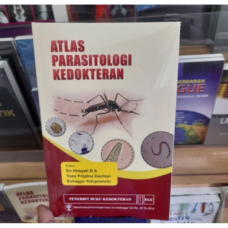Jual Buku Original Atlas Parasitologi Kedokteran - Suhintam Pusarawati ...