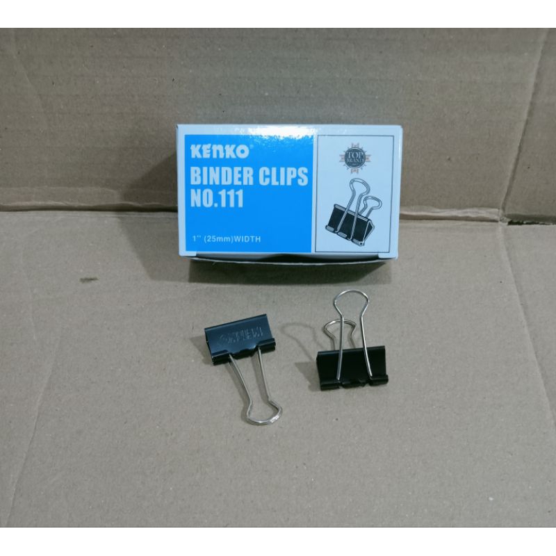 Jual BINDER CLIPS KENKO NO.111 ISI 12PCS | Shopee Indonesia