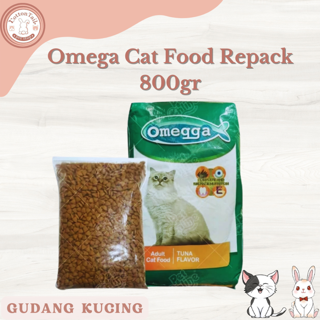 Jual Omega Cat Food Repack 800gr | Shopee Indonesia