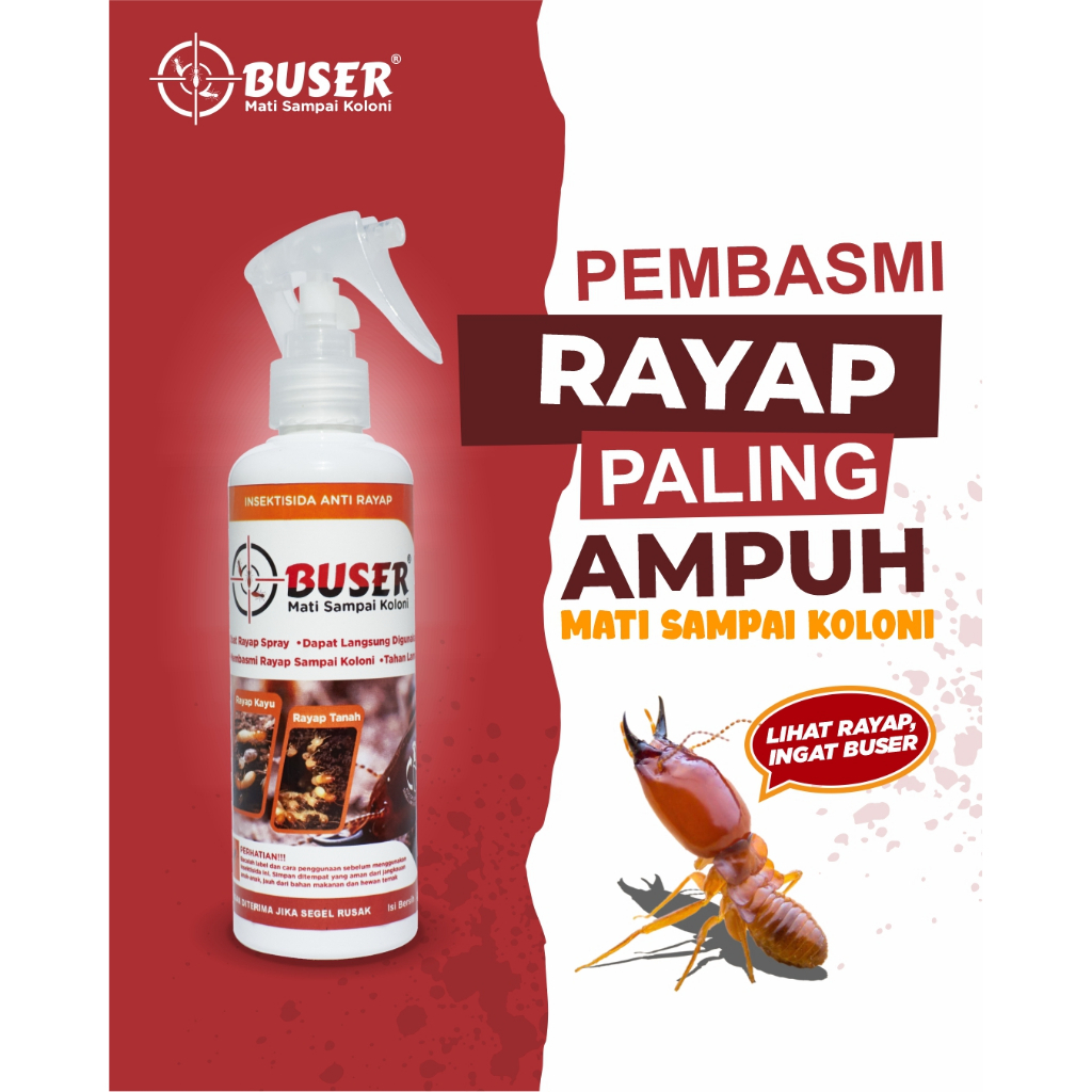 Jual Obat Anti Rayap Semprot 250ml Pembasmi Rayap paling Ampuh Membasmi ...