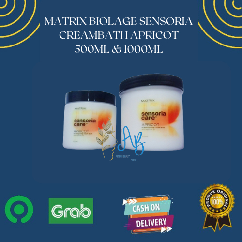 Jual MATRIX SENSORIA CARE APRICOT CREAMBATH 1000ML - ABS | Shopee Indonesia