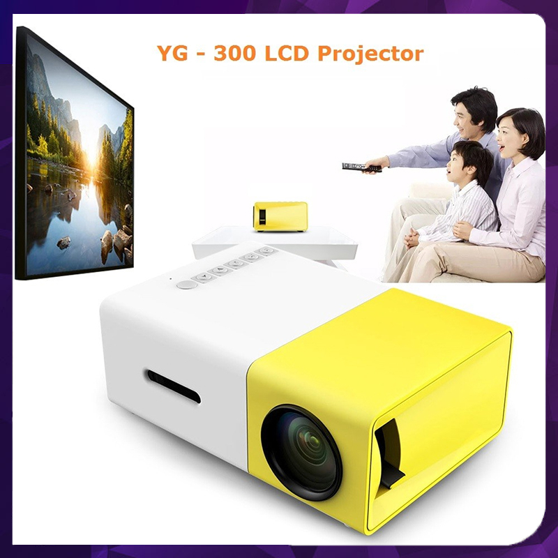 Jual Mini Proyektor LED YG300 / YG-300 / YG 300 LCD Portable Projector ...