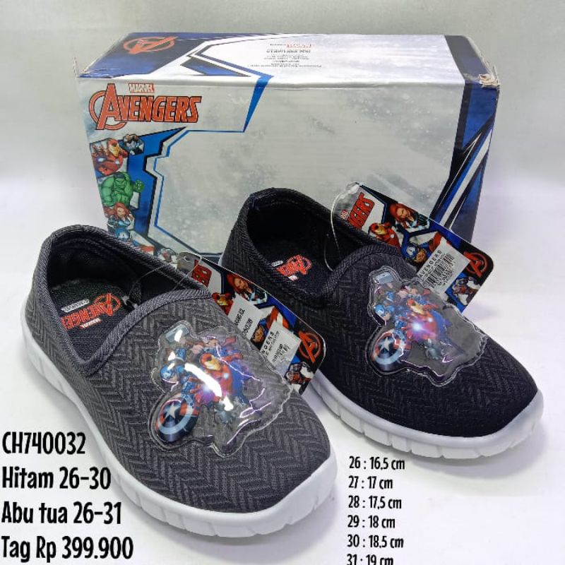 Jual (Size 26-31) SEPATU ANAK MARVEL AVENGERS | Shopee Indonesia