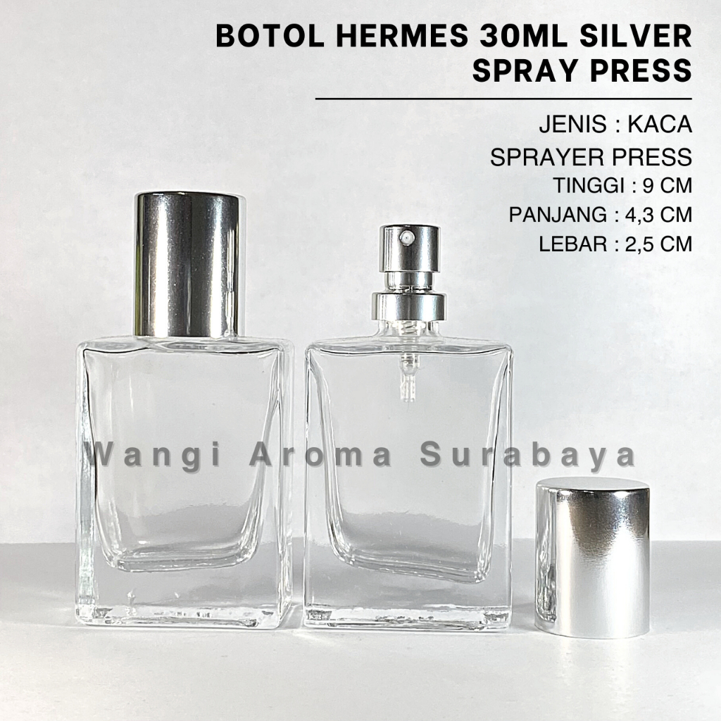 Jual Botol Parfum Hermes 30ML Silver Spray Press - Botol Parfum Hermes ... Jual Botol Parfum Hermes 30ML Silver Spray Press - Botol Parfum Hermes ...