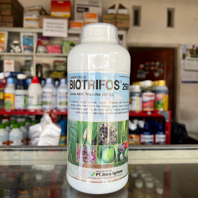 Jual Insektisida Biotrifos 250EC 1 Liter Triazofos Jirona Agritama ...