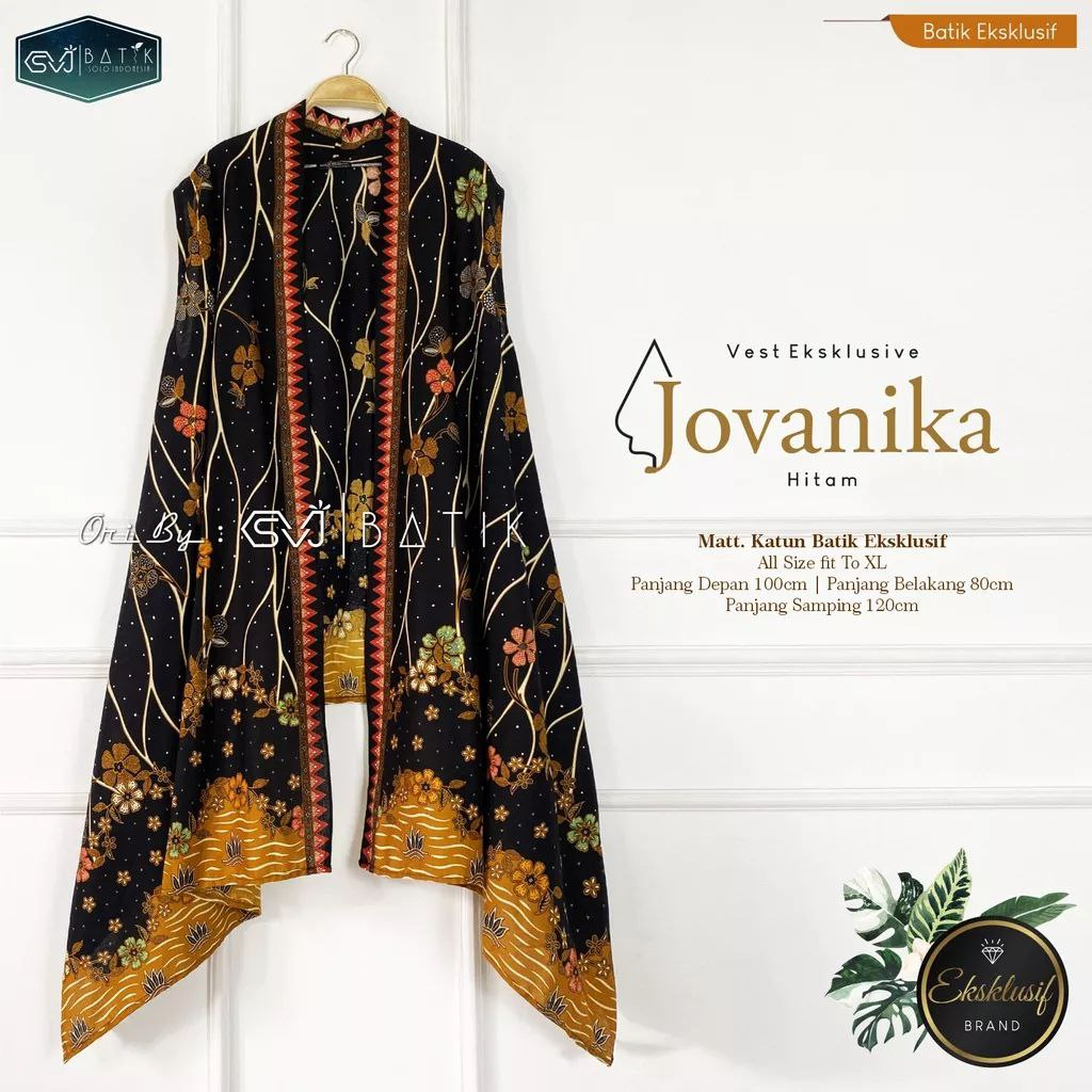 Jual VEST BATIK OUTER LONGCARDI OUTFIT KEKINIAN DAN ELEGAN | Shopee ...