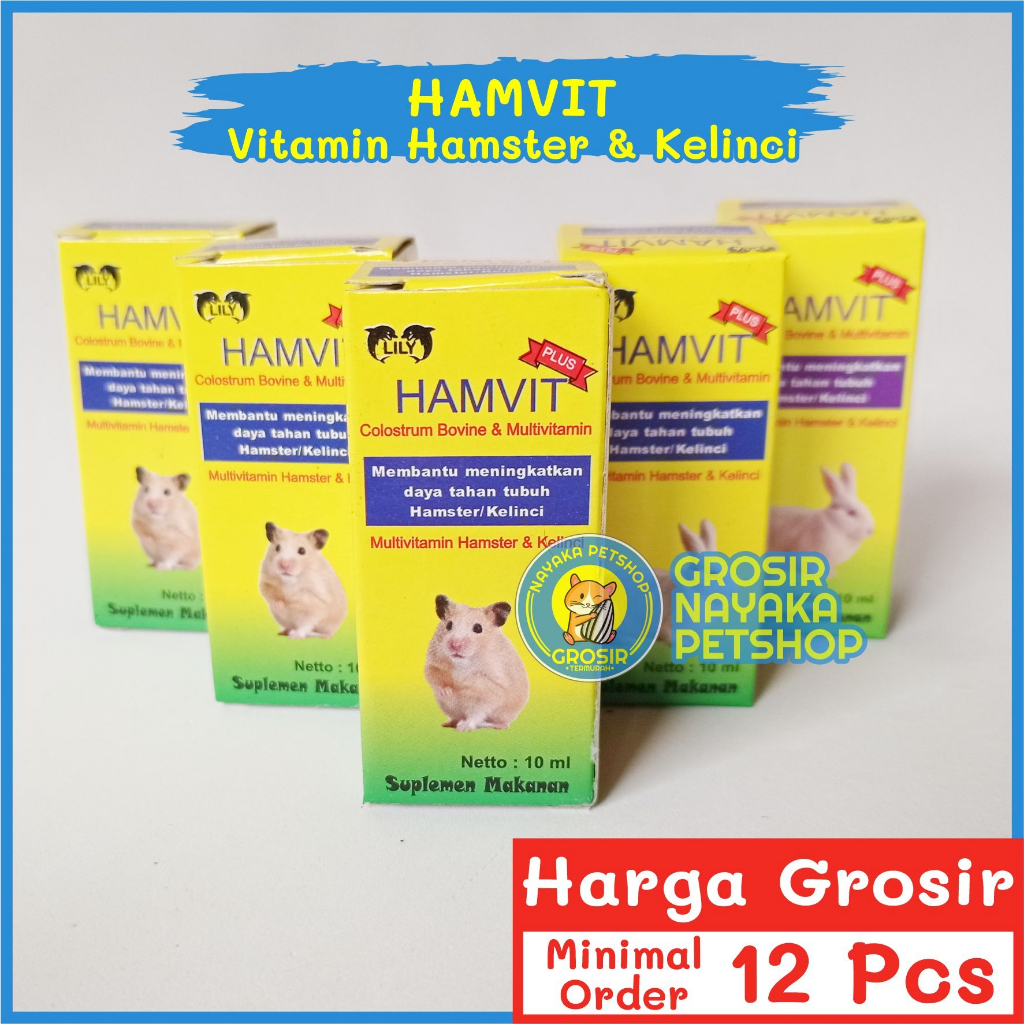 Jual NAYAKA GROSIR Hamvit Vitamin Hamster Ham Vit Obat Suplemen Nutrisi ...