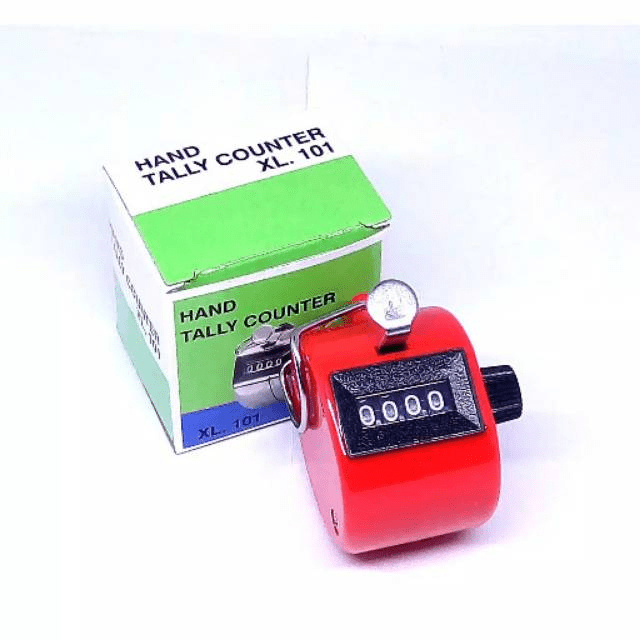 Jual Alat Menghitung Manual Hand Tally Counter Warna Digit untuk Zikir ...