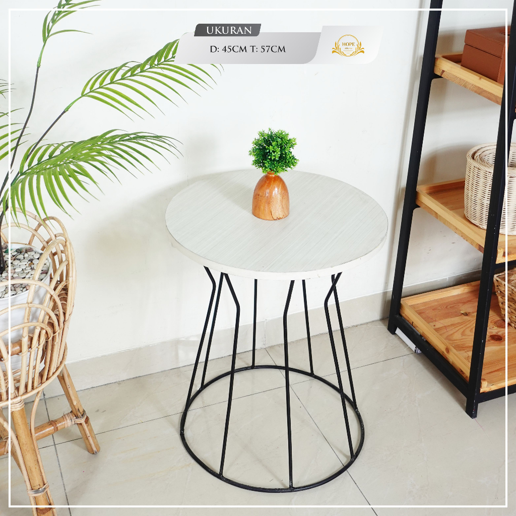 Jual Meja Tamu Minimalis / coffee table / meja sudut ruangan aesthetic ...