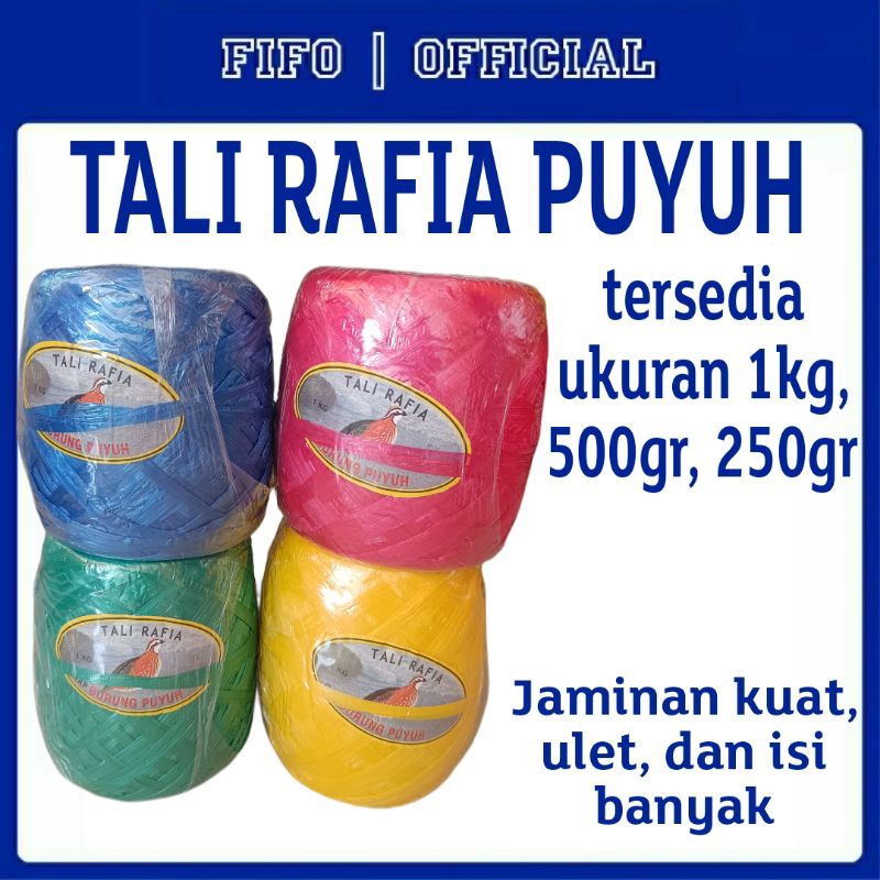 Jual TALI RAFIA CAP PUYUH/ RAFIA BURUNG PUYUH/ RUMPUT JEPANG CAP PUYUH ...