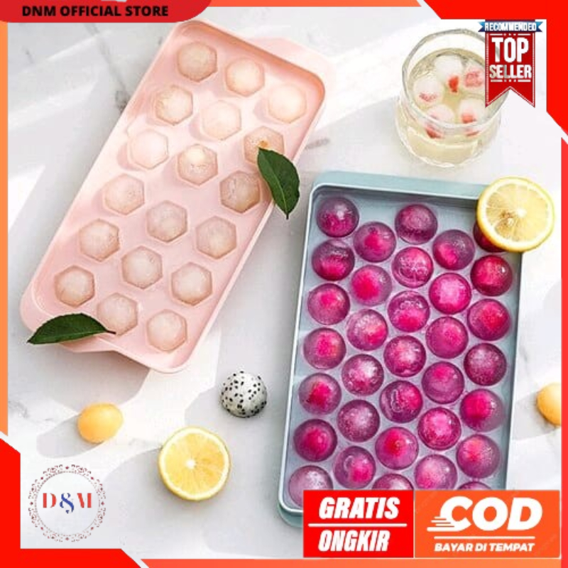 Jual Cetakan Es Batu Model Bulat 33 round dan Model Bulat round/buat ...
