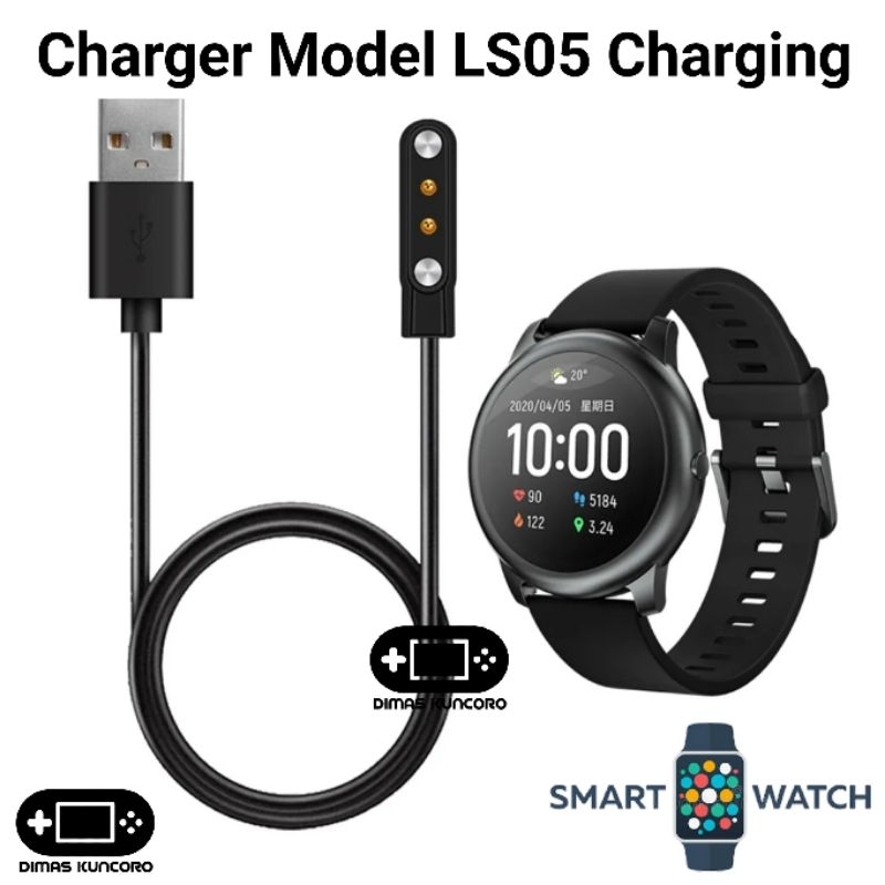 Jual Charger Model LS05 Charging Olike smartwatch W11 FW1 OW W3 Zeth W5 ...