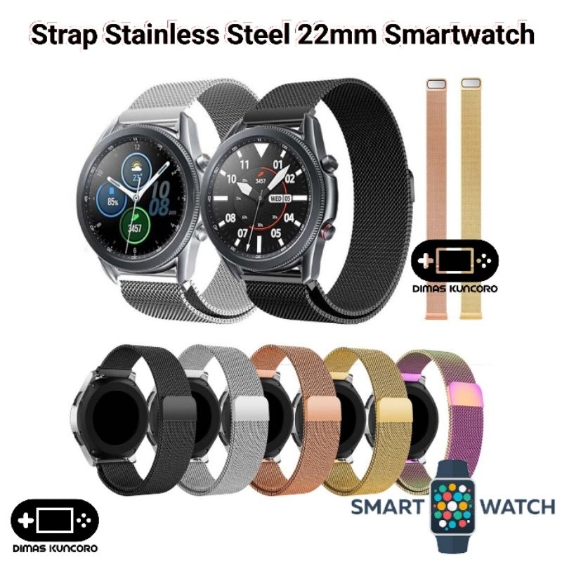 Jual Strap Stainless 22mm stainless steel metal tali jam tangan ...