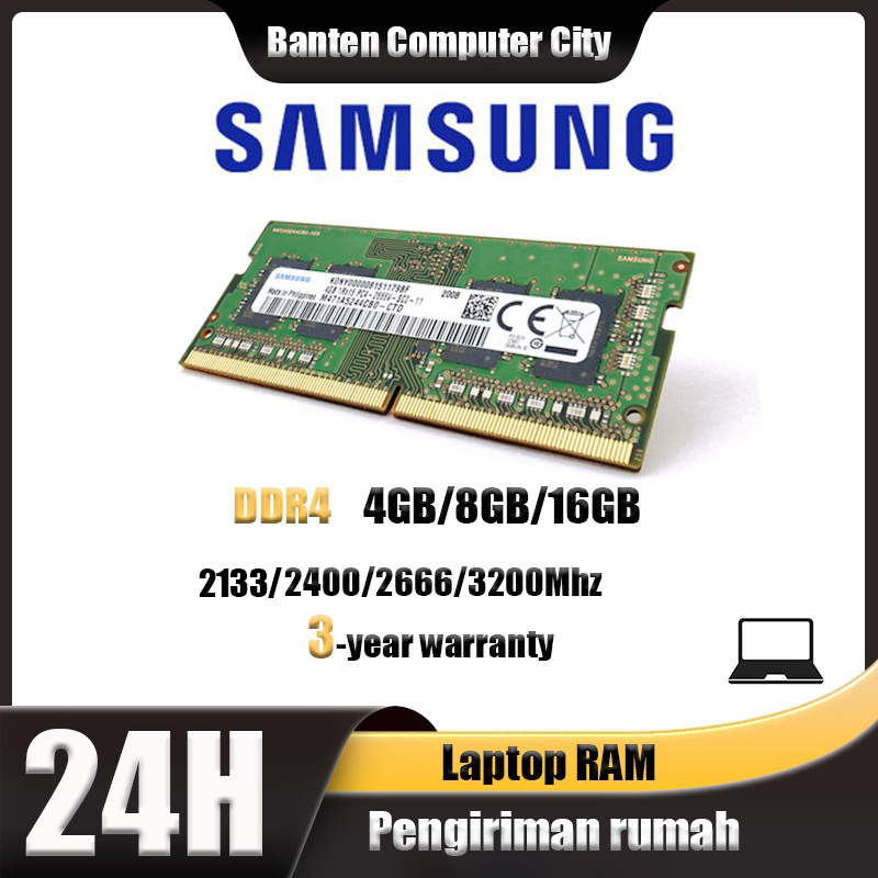 Jual Pengiriman Jakarta Samsung Ram Ddr4 4gb 8gb 16gb 2400 2666 3200mhz Sodimm Memory Untuk ...