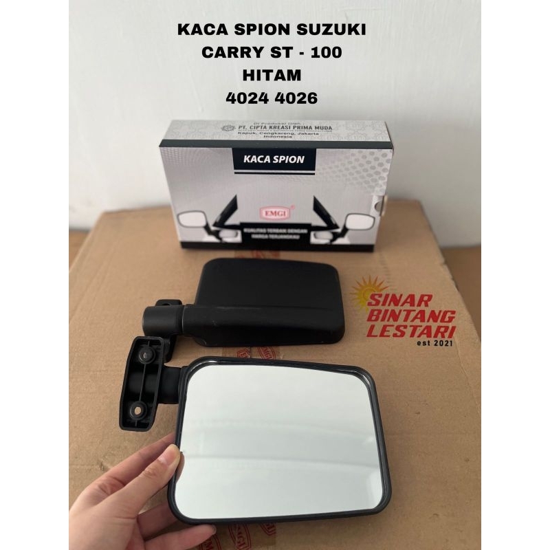 Jual Kaca Spion Suzuki Carry ST 100 Emgi Manual Hitam ( Harga 1 SET ...