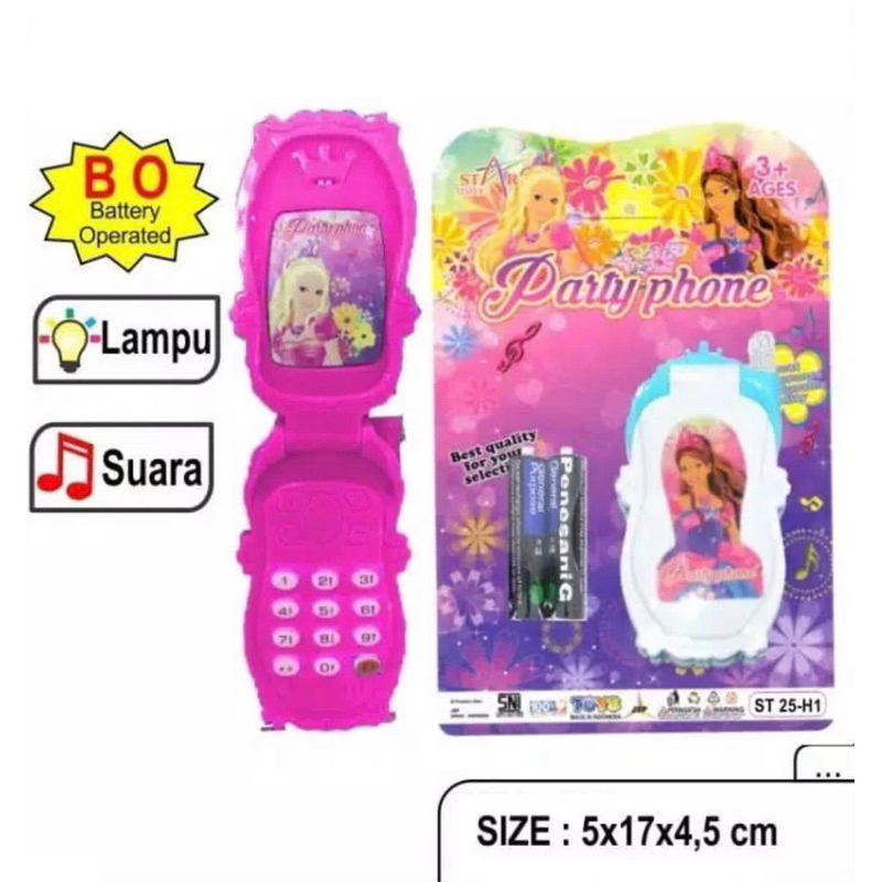 Jual HP BARBIE LIPAT 433a / 25h1 / 9138 / HP BERBIE TELPON / MAINAN ...