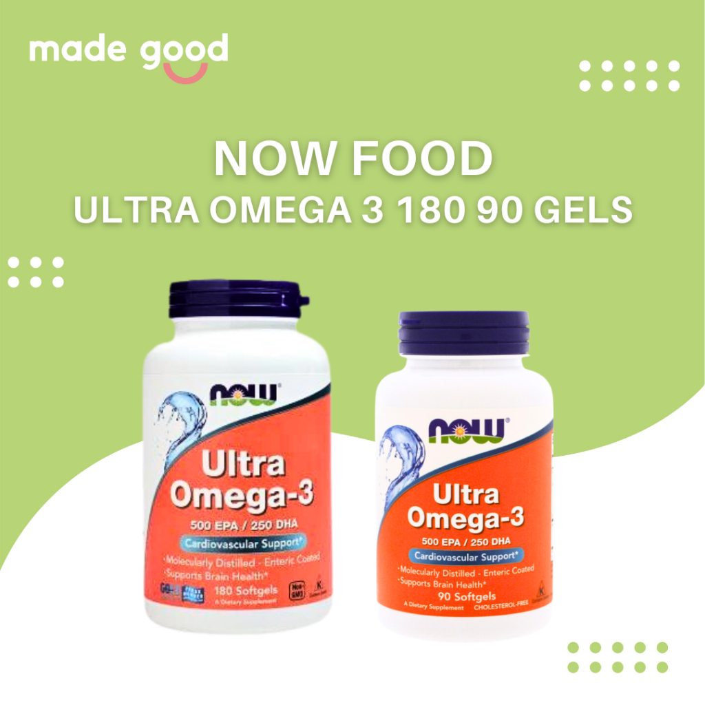Jual Now Foods Ultra Omega 3 500 EPA/250 DHA 90 180 Softgel Fish Oil | Shopee Indonesia