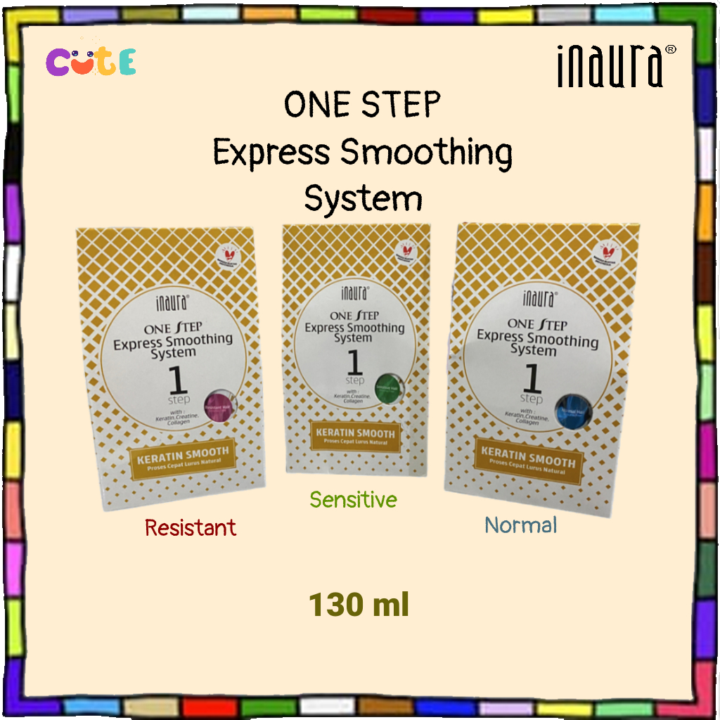Jual INAURA One Step Express Smoothing 130 ml + Netralizer | Shopee Indonesia