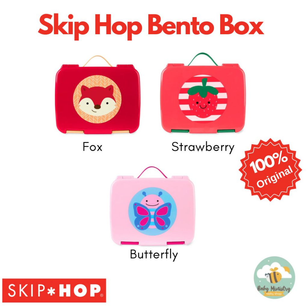 Jual Skip Hop Zoo Bento Box - Tempat Makan Anak / skip hop lunch box ...
