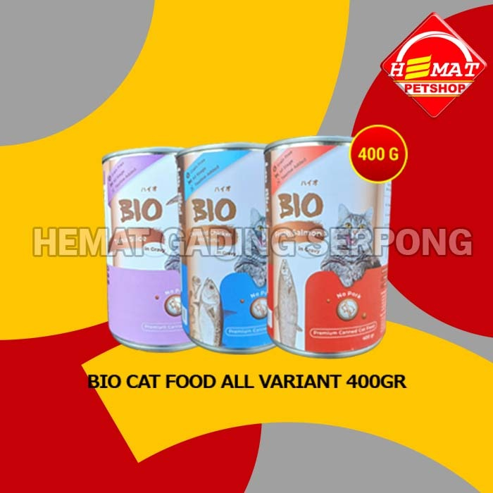 Jual Makanan Basah Kucing Bio Cat Kaleng Can Cat Wet Food 400gr ...