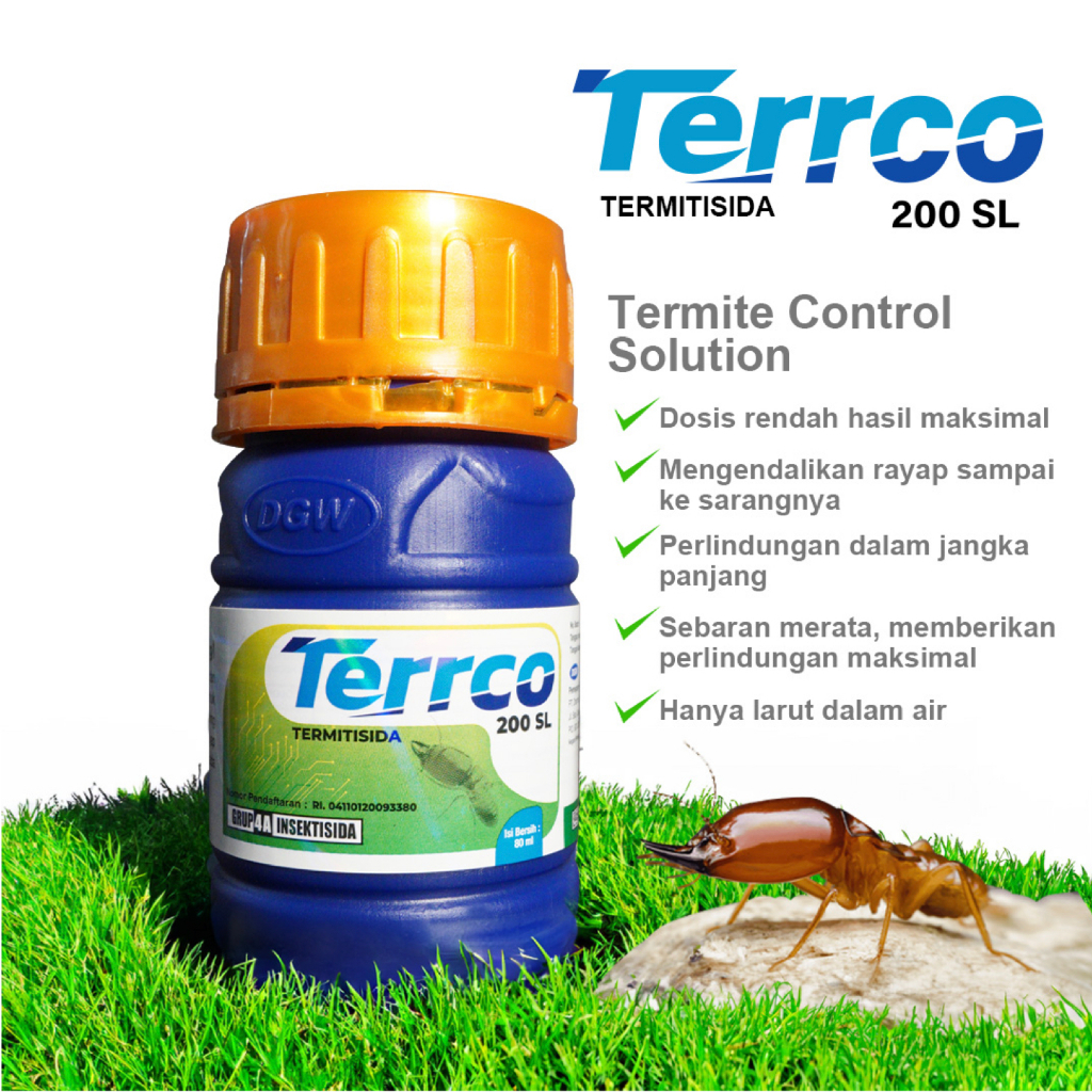Jual Terrco 200SL - Anti Rayap Sampai Sarang - Basmi Rayap - Aman - 80 ML | Shopee Indonesia