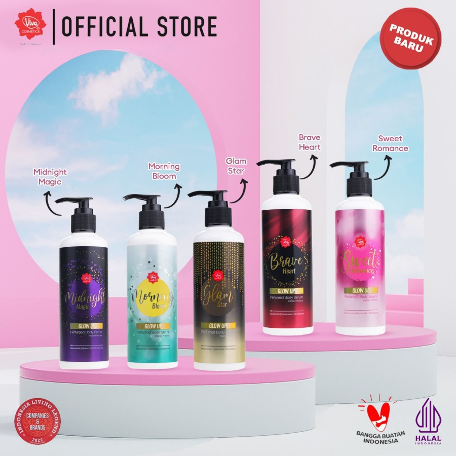 Jual VIVA Glow Up Perfumed Body Serum 230ml | Shopee Indonesia