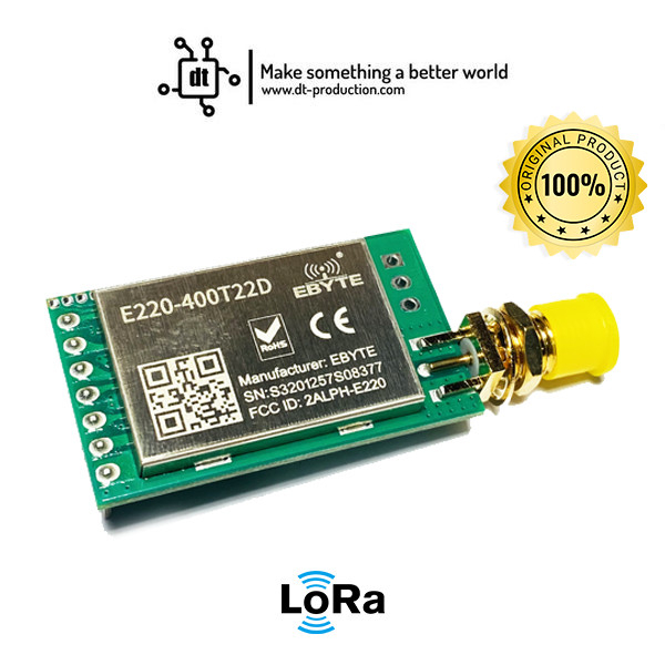 Jual LoRa E220-400T22D LLCC68 Original EBYTE Modul Wireless UART TTL RSSI | Shopee Indonesia