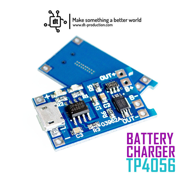 Jual Modul Charger Baterai Lithium Li-ion TP4056 TP 4056 Dengan ...