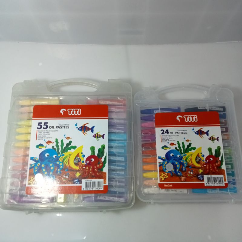 Jual TITI CRAYON 55 WARNA / TITI CRAYON 24 WARNA / CRAYON JOYCO ...