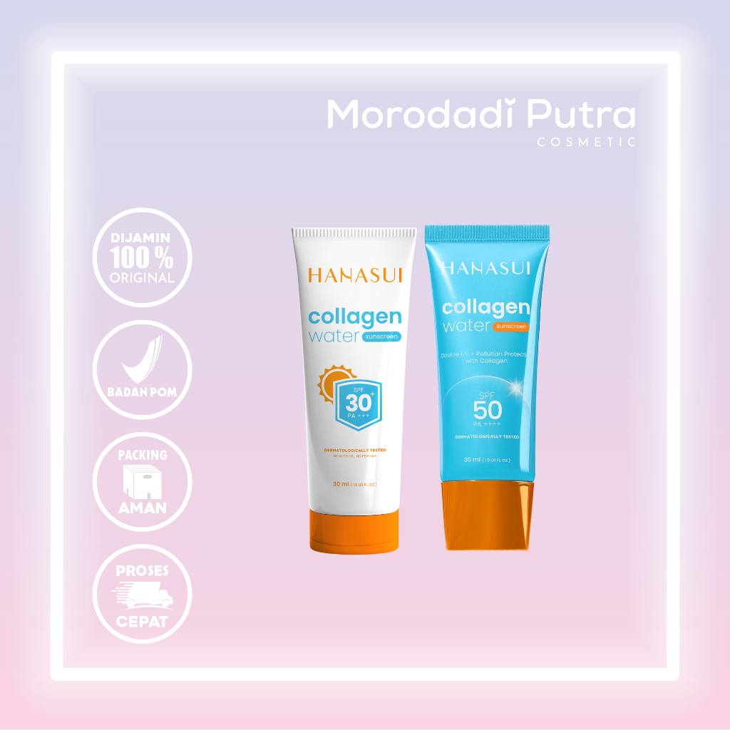 Jual HANASUI - Collagen Sunscreen SPF 30 / Collagen Water Sunscreen SPF ...