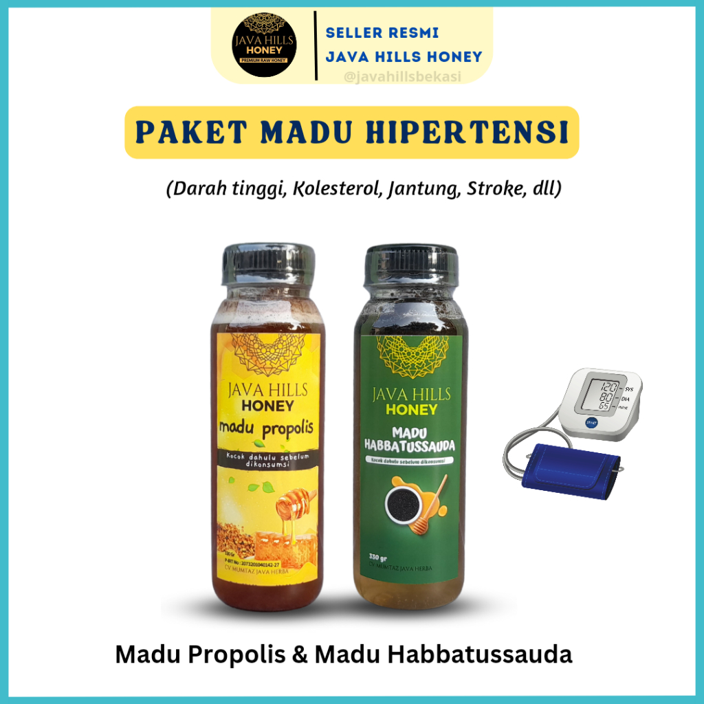 Jual Paket Madu Hipertensi - Mengatasi Masalah Kolesterol / Jantung ...