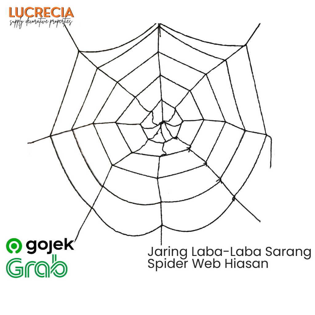 Jual Jaring Laba-Laba Sarang Spider Web Hiasan Dekorasi Halloween | Shopee Indonesia
