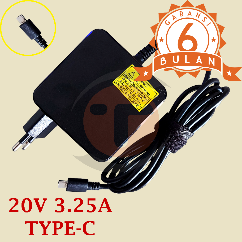 Jual Adaptor Charger Untuk Lenovo ThinkPad E480 E580 Yoga 910 910-13 ...