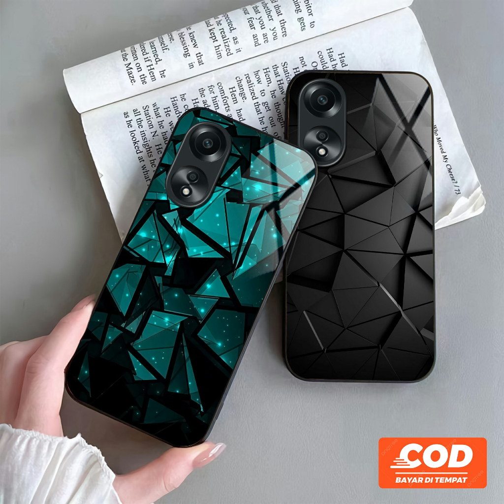Jual G136 Softcase Kaca Glass Case Oppo A58 4g A18 A38 A58 5g A78 A98