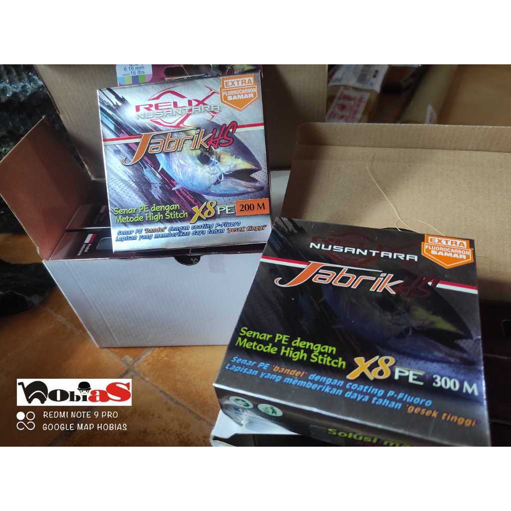 Jual Senar Pancing PE Relix Nusantara Jabrik HS X8 300m dan 200m Extra ...
