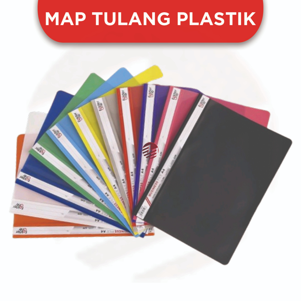 Jual Map Tulang Plastik Jepit F4 / Business File Transparan | Shopee Indonesia