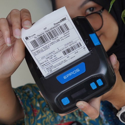 Jual Printer Barcode Thermal EPPOS EP805 [Dual Mode] Print Resi Bagus maksimal | Shopee Indonesia