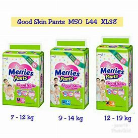 Jual Merries Good Skin M50/L44/XL38 | Shopee Indonesia