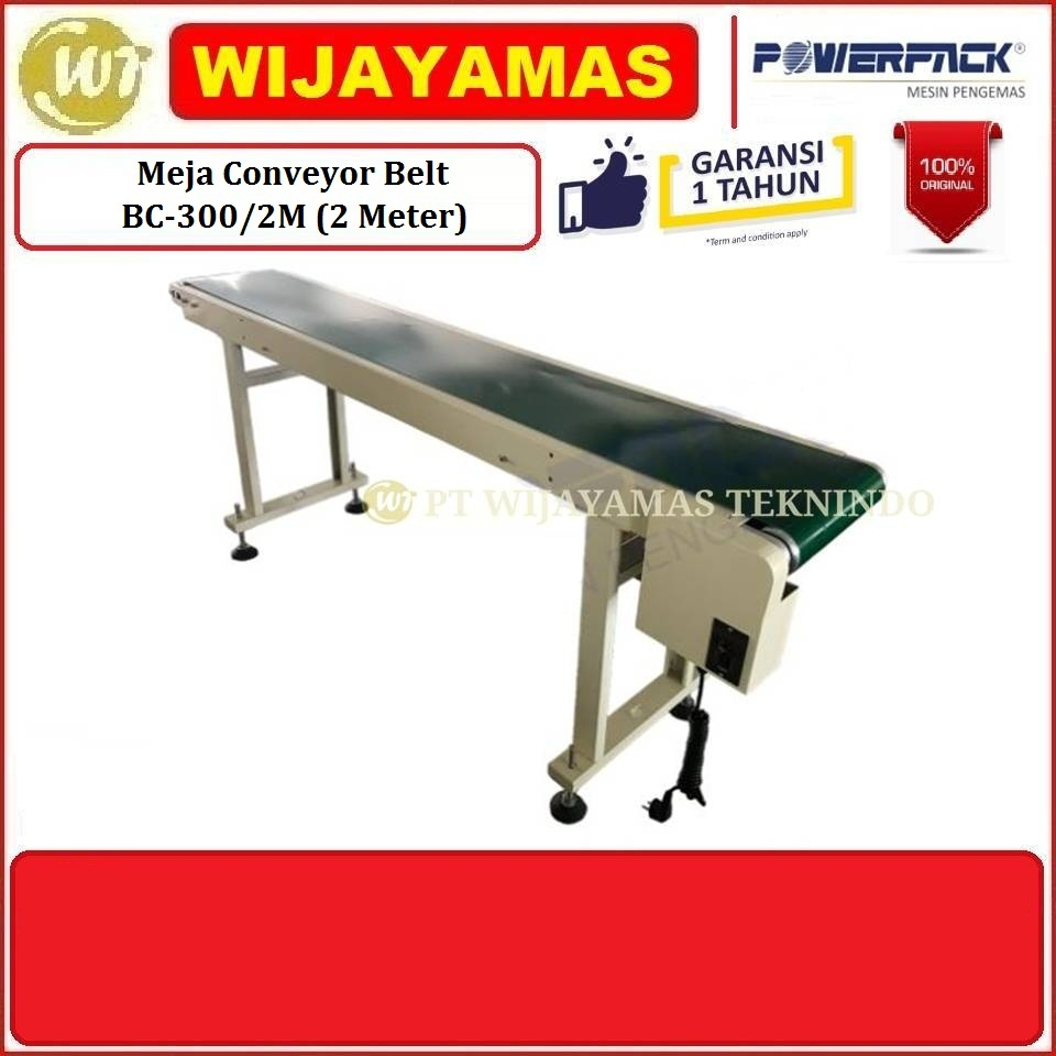Jual Meja Conveyor Belt 2 Meter BC-300-2M Paint Table Belt conveyor ...