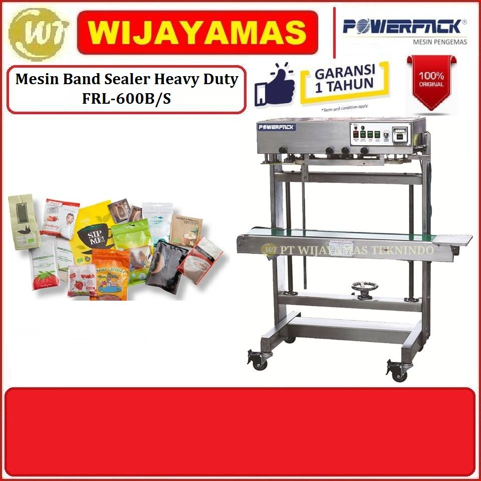 Jual Mesin Penyegel Plastik dengan Printer FRL-600B/S Continuous Band ...